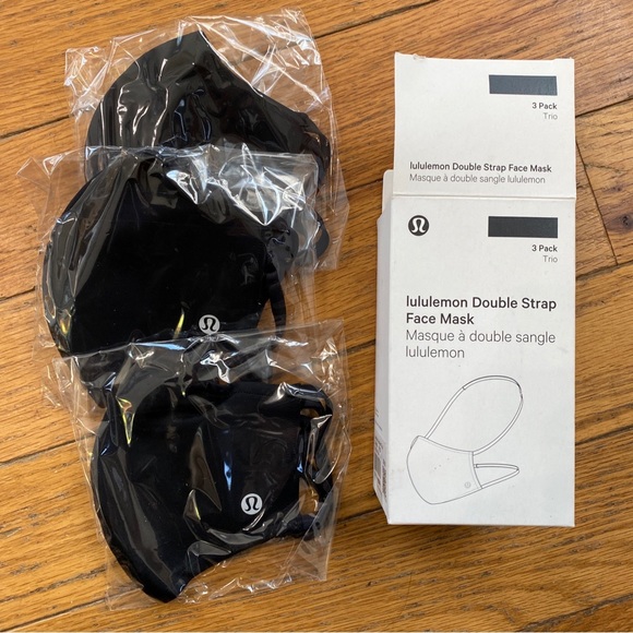 lululemon athletica | Accessories | New Lululemon Black Double Strap ...